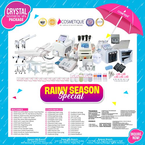 Crystal Aesthetic Spa Package – Cosmetique Beauty Supplies Philippines