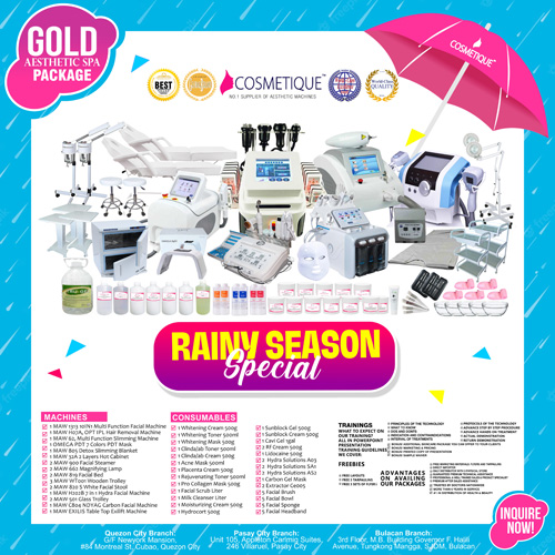 Gold Aesthetic Spa Package – Cosmetique Beauty Supplies Philippines
