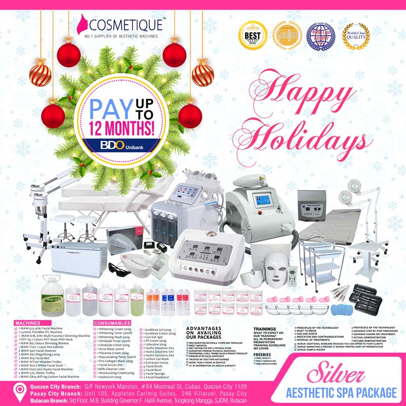 Silver Aesthetic Spa Package - Cosmetique Beauty Supplies Philippines